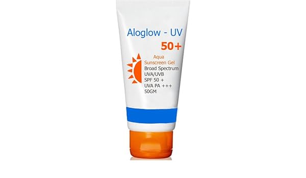 Aloglow UV Sunscreen Gel - SPF 50 PA+++ 50gm : Amazon.in: Beauty