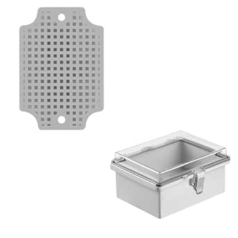 LeMotech Electrical Box IP67 Waterproof Hinged Clear Cover Junction Box ...