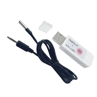 Temperature Data Logger with Probe Logger USB Temp Recorder Industrial ...