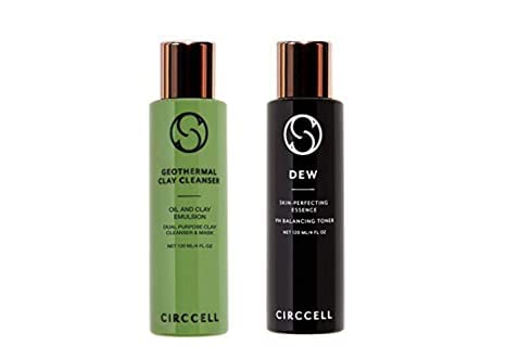 Amazon.com: CIRCCELL Geothermal Clay Cleanser and Dew pH Perfector Set ...