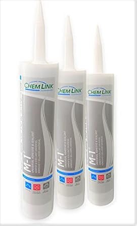 Chemlink M-1 (Gray) Structural Adhesive Sealant 10.1 oz Cartridge (3 ...