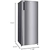 Amazon.com: LG 20.63 in. W. 6 cu. ft. Single Door Top Freezer ...