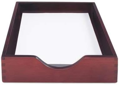 Hardwood Letter Stackable Desk Tray, Mahogany : Amazon.ca: Office Products