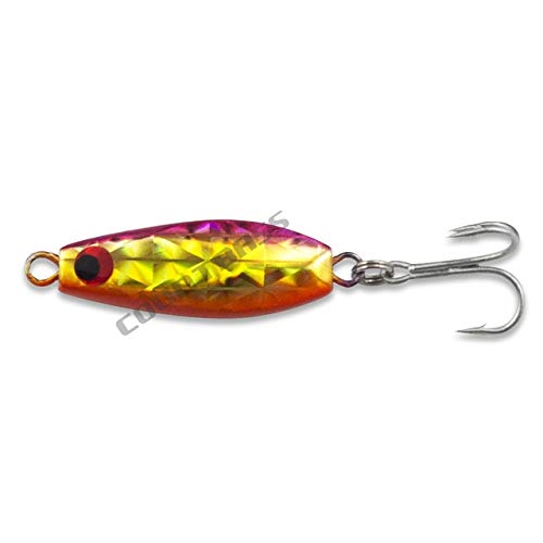7g 1/4oz Japanese Mini Fishing Jigs with Treble, Micro Jigging Lures ...