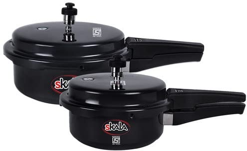 Buy Skala Hard Anodized Combo Pack Of 3 ltr Junior Pressure Pan + 2 ltr ...