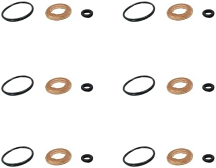 Amazon.com: McrGinly 6 Set Fuel Injectors Seals O Ring Repair Kit Fit ...