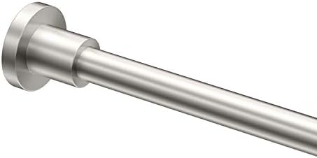 Amazon.com: Moen Brushed Nickel 60" Straight Fixed Shower Rod, SF2143BN ...