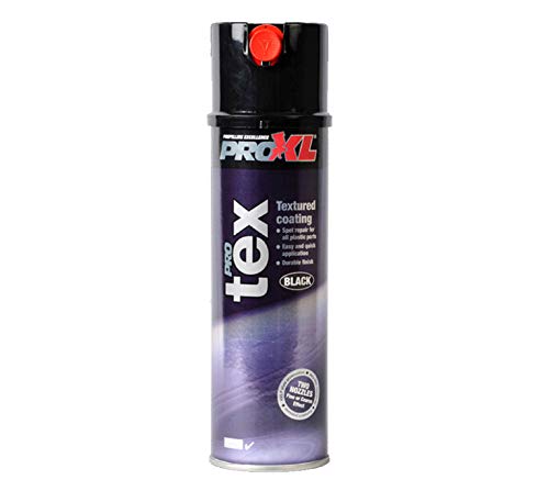 ProXL- ProTex Textured Black Aerosol 500ml Textured paint for plastic ...