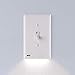 2 Pack - SnapPower SwitchLight - LED Night Light - For Single-Pole Light Switches - Light Switch ...