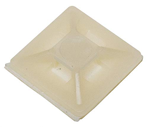Amazon.com: Cable Tie Mounting Pad, 4-Way, Natrl, PK100 : Electronics