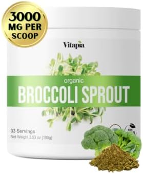 Amazon.com: KOYAH - Organic USA Broccoli Sprout Powder (1 Scoop = 1/4 ...