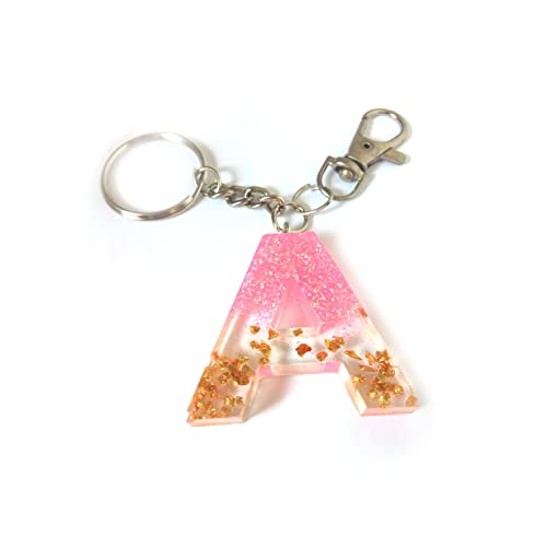 A Letter/Alphabets Handmade Resin Keychain by LFF by Soniya Themed in ...