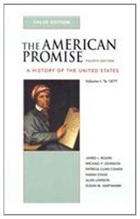 Buy The American Promise: A History of the United States: 1877: Value ...