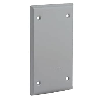 Orbit 1-BC Electric Box Cover, Blank Weatherproof - 1-Gang - Aluminum ...