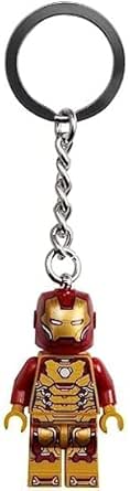 LEGO Marvel Super Heroes Iron Man Minifigure Keyring 854240 at Amazon ...