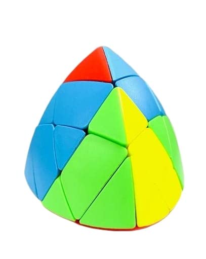 Stickerless Cube Pyramid Puzzle for Kids & Adults Magic Speedy Stress ...