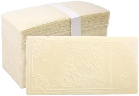Amazon.com: Bulk Traditional Polish White Oplatki Christmas Wafers with ...