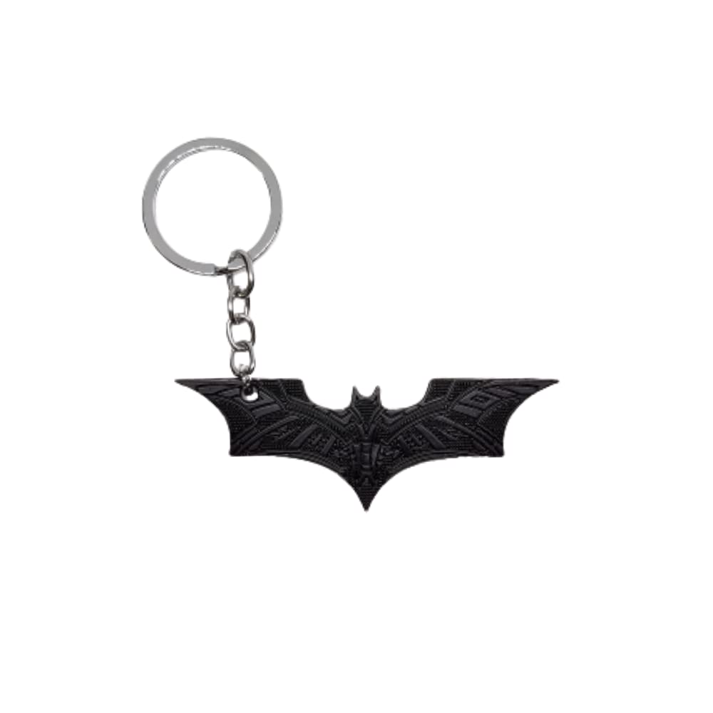 Stylish Dc Bat Man Logo Black Metal Keychain Key Ring | Dc Joker ...