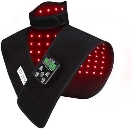 Amazon.com: TUOYR Cordless Red Light Therapy for Neck Shoulder Pain ...