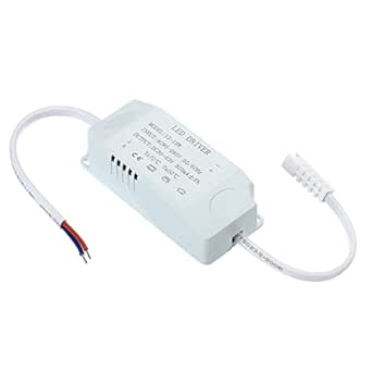 PATIKIL 12-18W 300mA LED Driver, 3 Pack AC 85-265V Output 36-63V DC Male Connector Constant ...