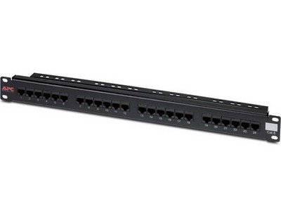 Amazon.com: APC CAT 6 PATCH PANEL, 24 PORT RJ45 TO 110 568 A/B COLOR ...