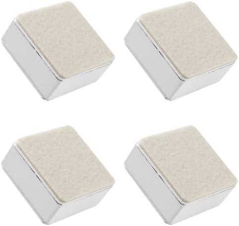 Amazon.com: Coufce 1.2 Inch Height 4Pack Self-Adhesive Square Bed ...