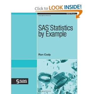 SAS Statisticsby Example byCody: Cody: Amazon.com: Books