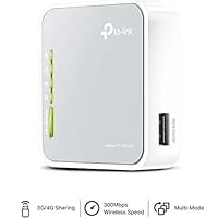 TP-Link 300Mbps Wireless 3G/4G Portable Router with Access Point/WISP ...