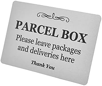 Amazon.com: Parcel Box (Mail Box) Sign - Manufactured from Aluminium ...