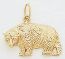 Amazon.com: Badger Charm -A1158: Bead Charms: Clothing, Shoes & Jewelry