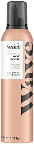 Amazon.com: Suave+ Simply Styled Lightweight Hair Mousse, Wave Mousse ...