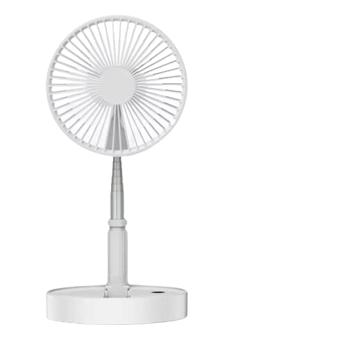 Buy Durga Enterprises 5 Inch Rechargeable Mini Table Fan with LED Light ...
