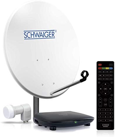 SCHWAIGER SAT8240HD SAT-Anlage Satelliten-Set Satellitenschüssel Twin ...