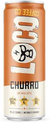 Amazon.com: Loco Coffee Churro Oat Milk Latte Cold Brew Coffee [Churro ...