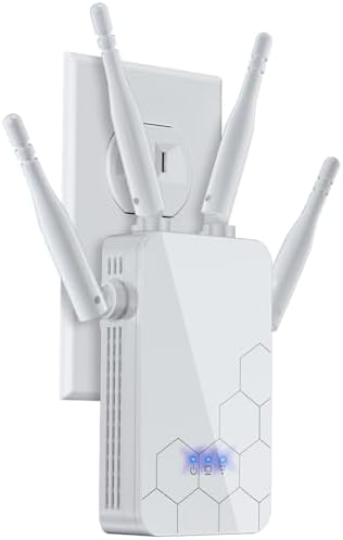 Amazon.com: WiFi Extender Internet Booster, 10000 Sq.ft Long Range ...