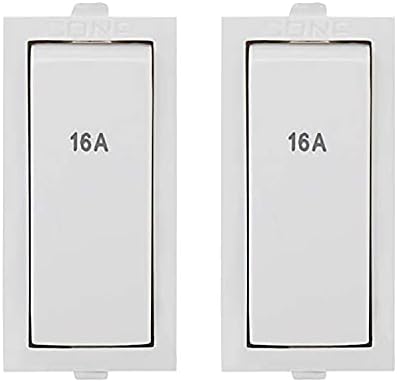 CONA 9386 Status 1 Way Modular Switch 16A White, Pack of 2 |Electric ...