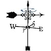 Hemore Metal Weathervanes, Stainless Steel Wind Direction Indicators ...