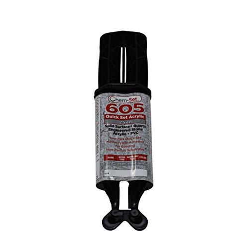 ChemSet 605 Quick Set Acrylic Adhesive 25ml Hand Syringe: Amazon.com ...