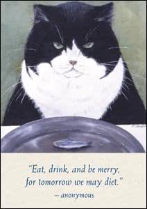 Amazon.com: BOTTMAN DESIGN Nouvelle Cuisine Cat Refridgerator Magnet by ...