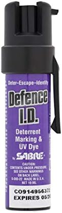 SABRE UK Legal Compact Self-Defence Spray (19ml, 35 Bursts, 3m Range ...