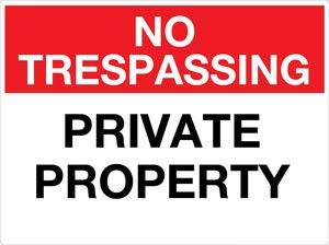 No trespassing. Private Property Sign Board, Signature Board Water ...
