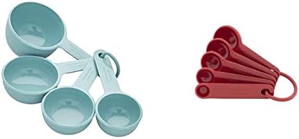 Amazon.com: KitchenAid Measuring Cups, Set Of 4, Aqua Sky and ...