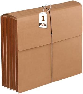 Amazon.com : 3 Packs Expanding File Pockets with Flap,Heavy Duty ...