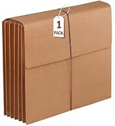 Amazon.com : 3 Packs Expanding File Pockets with Flap,Heavy Duty ...