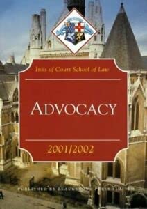 Amazon.com: Bar Manual: Advocacy (Bar Manuals): 9781841742229: Inns of ...
