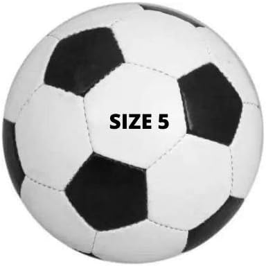 GKC PVC Size 5 Football Black-White : Amazon.in: Sports, Fitness & Outdoors