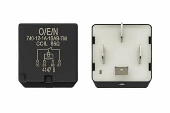 Automotive Relay 740-12-1A-1SAB-TM, 85 Ohm Coil, 4-Pin Terminal ...
