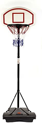 Outdoor Free Standing Portable Adjustable Basketball Hoop & Net Set ...