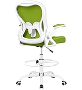 Amazon.com: Winrise Drafting Chair, Tall Office Chair Ergonomic ...