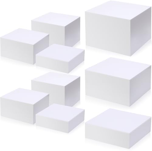 Amazon.com: Suzile 9 Pcs Acrylic Buffet Risers Display Box Cube 5 Sided ...